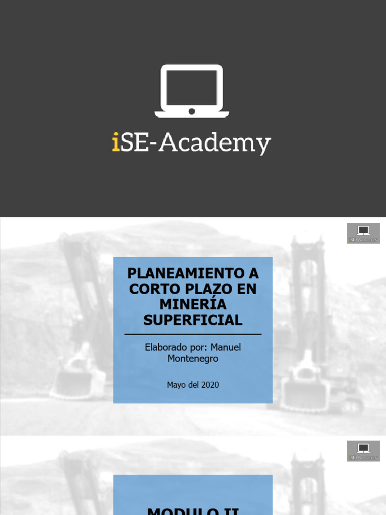MINT ISE Academy Planificaci N A Corto Plazo Modulo 2 | PDF ...