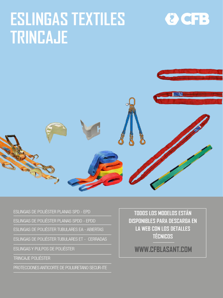 ESLINGAS TEXTILES | Descargar gratis PDF | Textiles | Color
