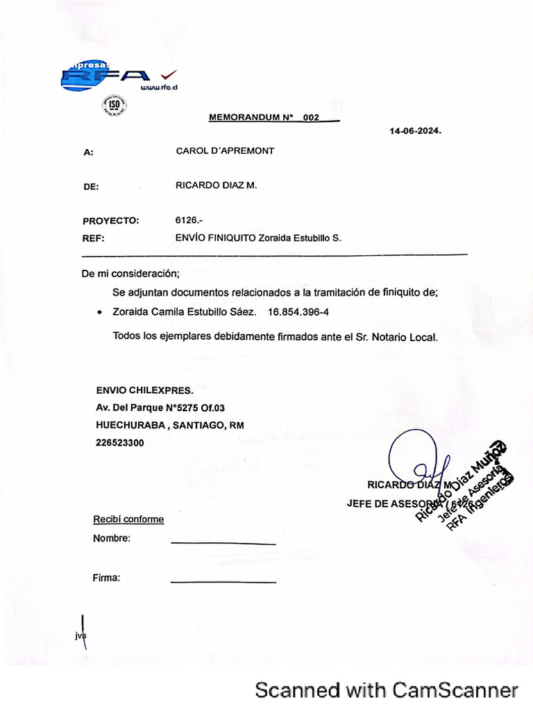 Memo 002 AIF 6126 | PDF