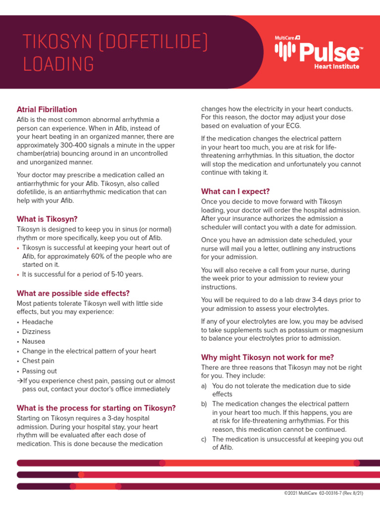62-0319-0-Tikosyn-Loading | PDF | Clinical Medicine | Cardiovascular ...