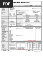CS Form No. 212 Personal Data Sheet Revised | PDF