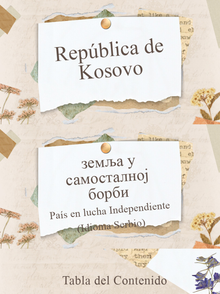 Pais Kosovo 000 | PDF | Kosovo | Balcanes