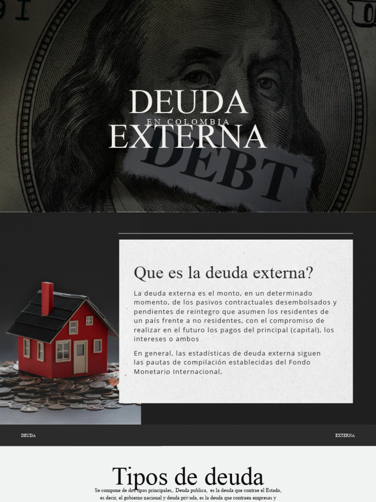 Deuda Externa en | PDF | Deuda | Economias