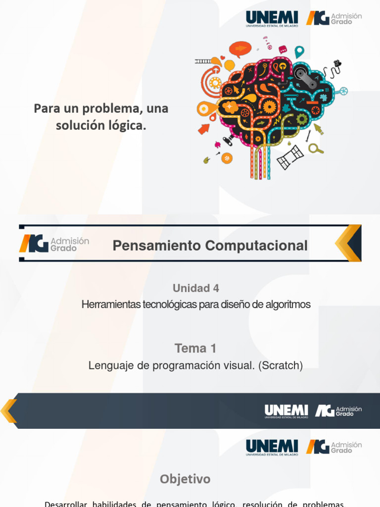 Unidad 4 Pensamiento Computacional Herramientas Tecnologicas para Diseñar Algoritmos | PDF ...