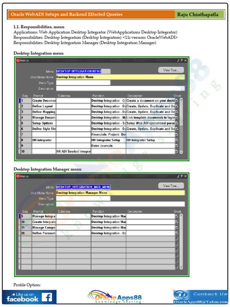 Oracle WebADI Setups and Backend Effected Queries | PDF | Microsoft Excel | Parameter (Computer ...