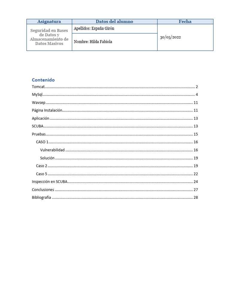 Tomcat-Fabiola España | PDF | Informática | Software