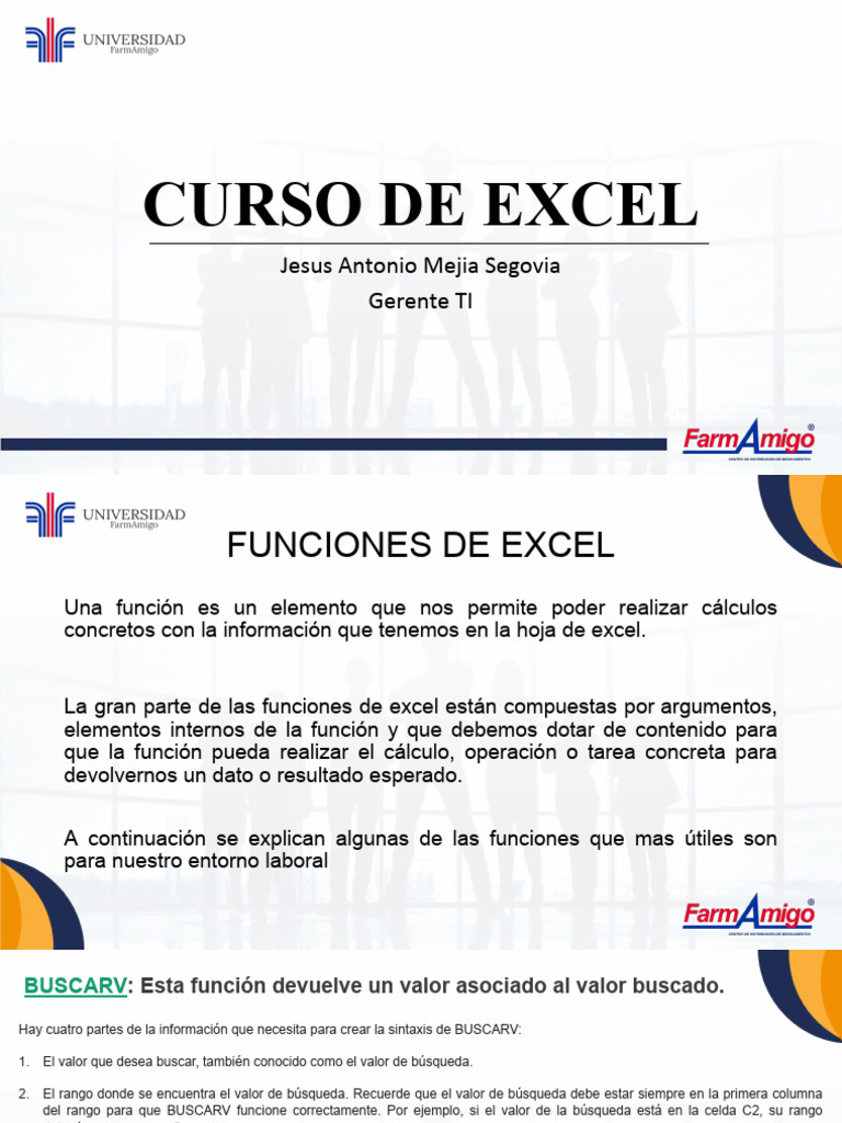 Excel Intermedio | PDF | Microsoft Excel | Hoja de cálculo