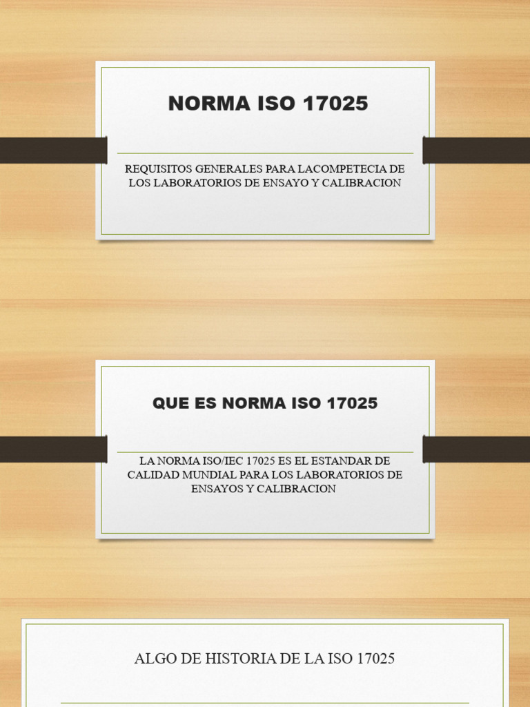 NORMA ISO 17025 | PDF | Calibración | Laboratorios