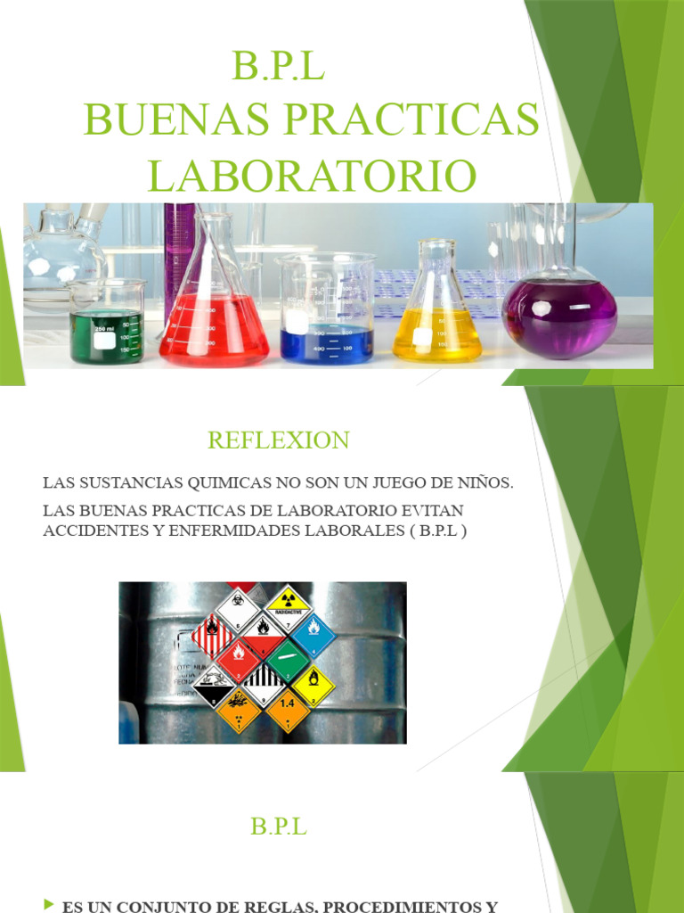 Buenas Practicas de Laboratorio 2 | PDF | Laboratorios | Agua