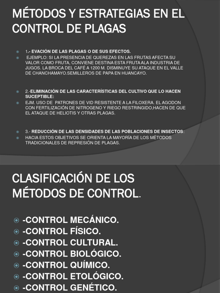 Estrategias Efectivas para Control de Plagas | PDF | Insectos | Plaga ...