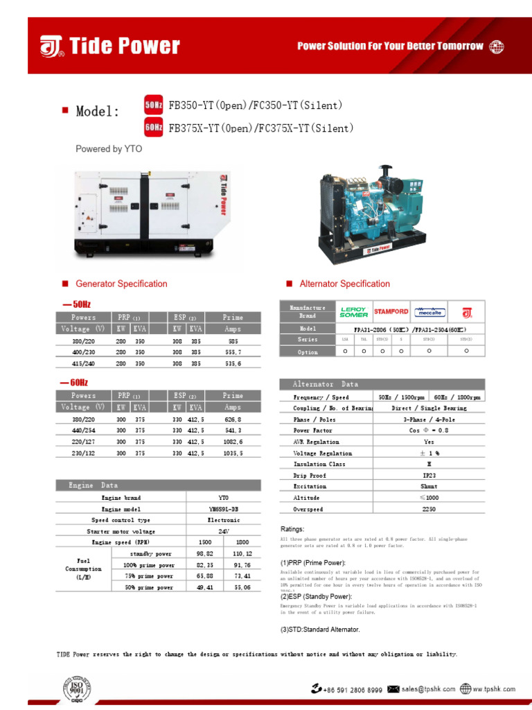 Ficha Técnica | PDF | Engines | Ac Power