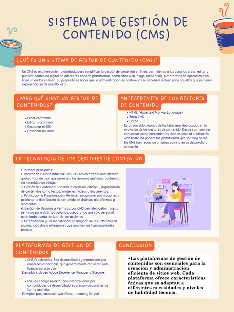 Funciones Clave de los Gestores de Contenido | PDF | Red mundial | Internet y web