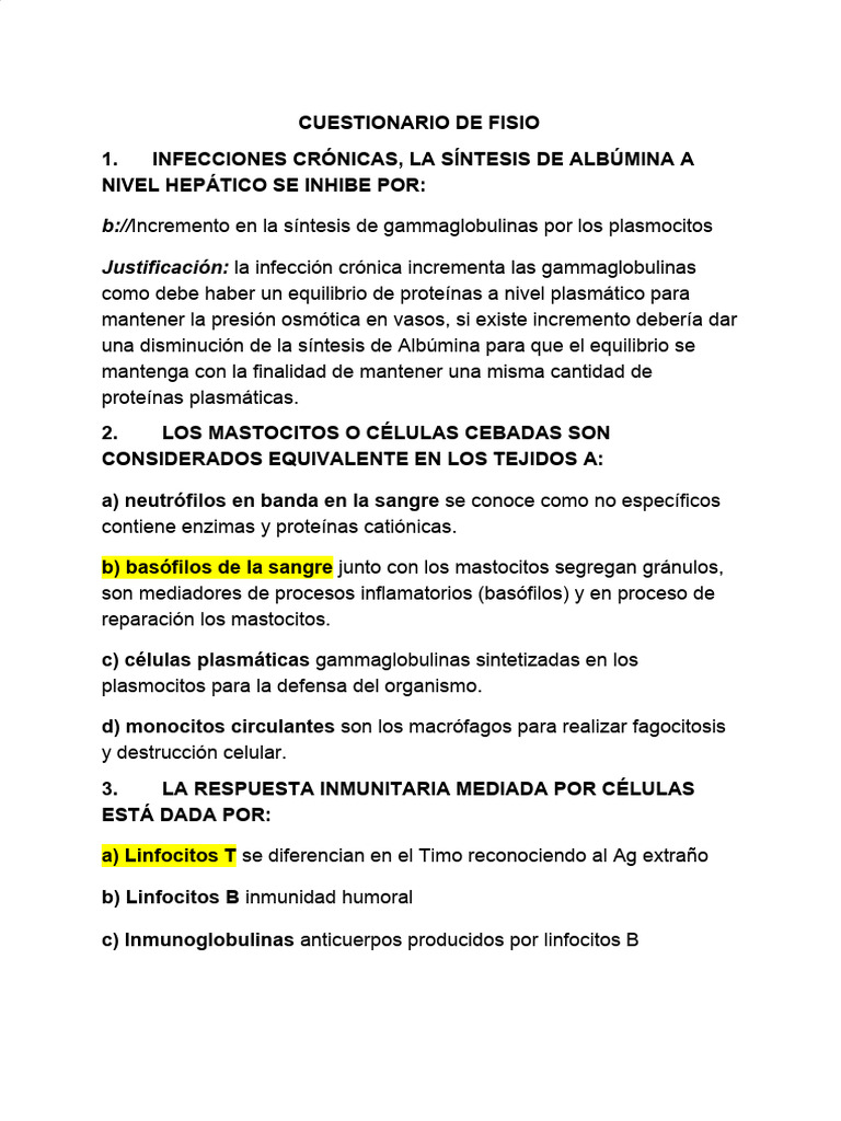 Casi Final Fisio-1 | PDF | Sinapsis | Sangre