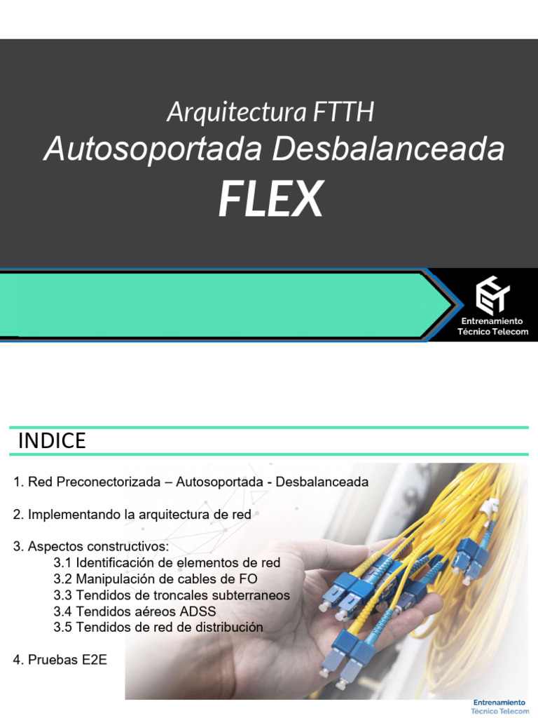 Manual Obra Ftth Flex (1) | PDF | Electricidad | Bienes manufacturados
