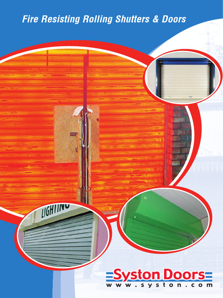 Brochure 10157 Fire Resisting Rolling Shutters and Doors | PDF | Door | Fuse (Electrical)