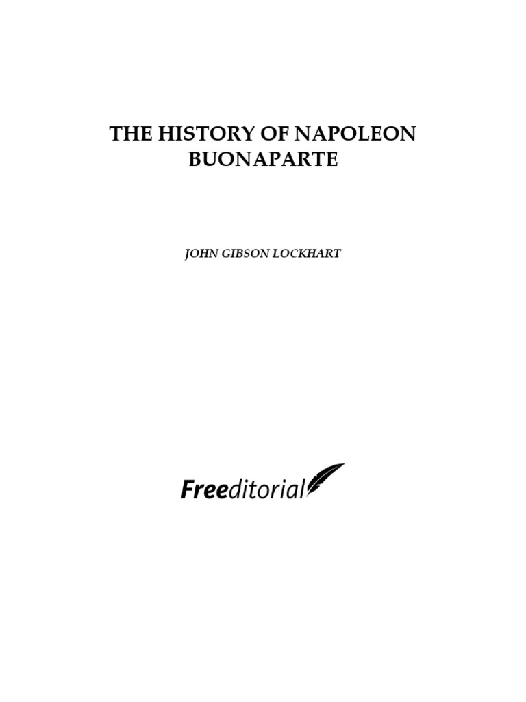 The History of Napoleon Buonaparte | PDF | Napoleon | Constitution