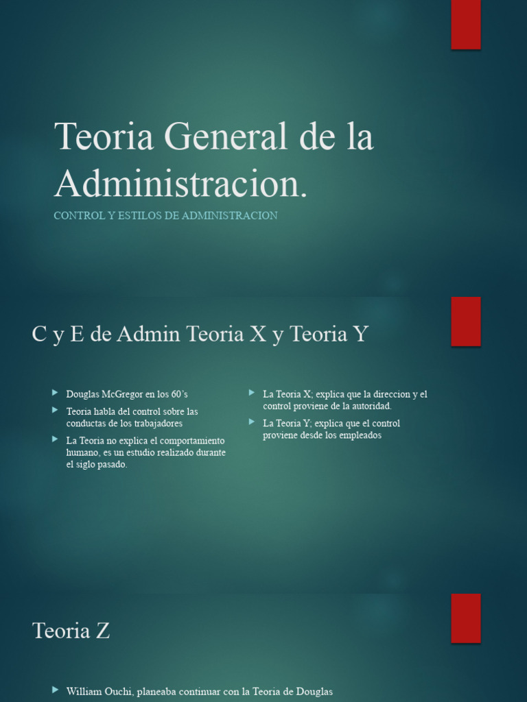 Teoria General de la Administracion Semana 2 Libro 1 | PDF | Teoría | Ciencias del comportamiento