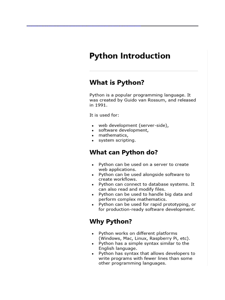 Python Introduction Lab 1 Pdf Python Programming Language Data Type 7973