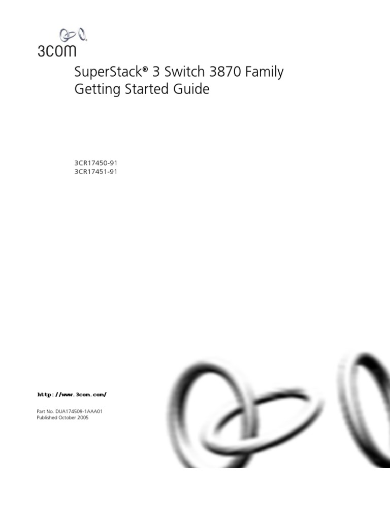 3870 Getting Started Guide | PDF | Ip Address | Network Switch