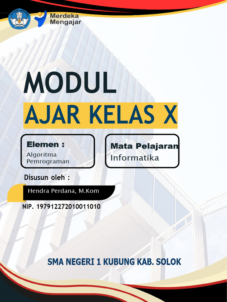 Modul Ajar Informatika - Modul Ajar Kels X (Fase E) - Algoritma Dan ...