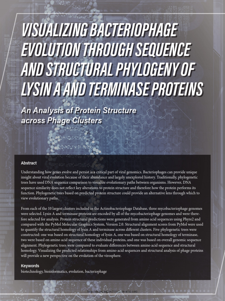 Visualizing Bacteriophage Evolution Through Sequence and Structur | Download Free PDF ...