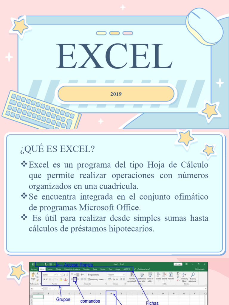 Excel Presentacion | PDF | Microsoft Excel | Hoja de cálculo