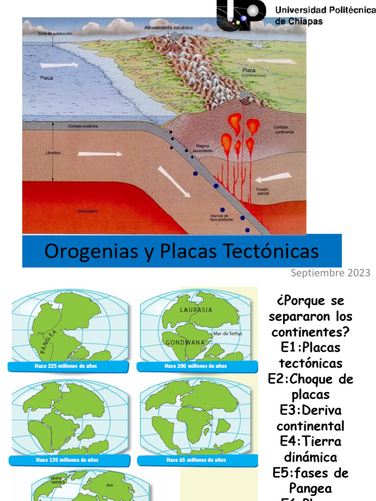 Orogénias y Placas Tectónicas | PDF | Placas tectónicas | Temblores
