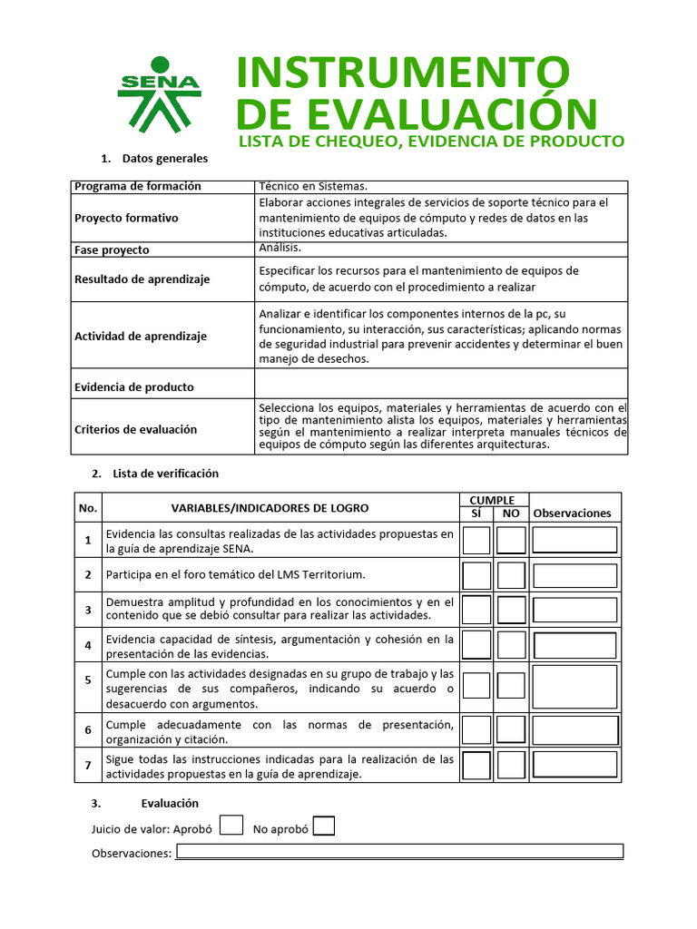 Ie Aa2 Ev01 | PDF | Evaluación | Aprendizaje