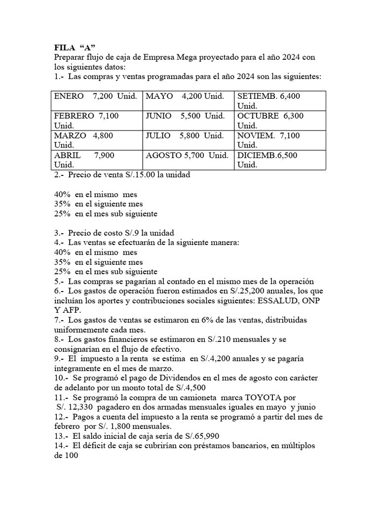 S11 - s1 - Flujo de Caja Final | PDF | Economias