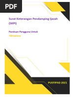 Panduan Skpi 2022 | PDF