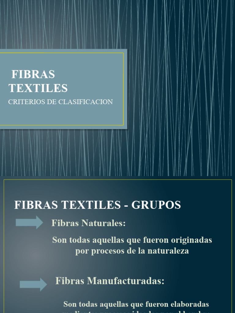 Fibras Textiles | PDF | Textiles | Fibras