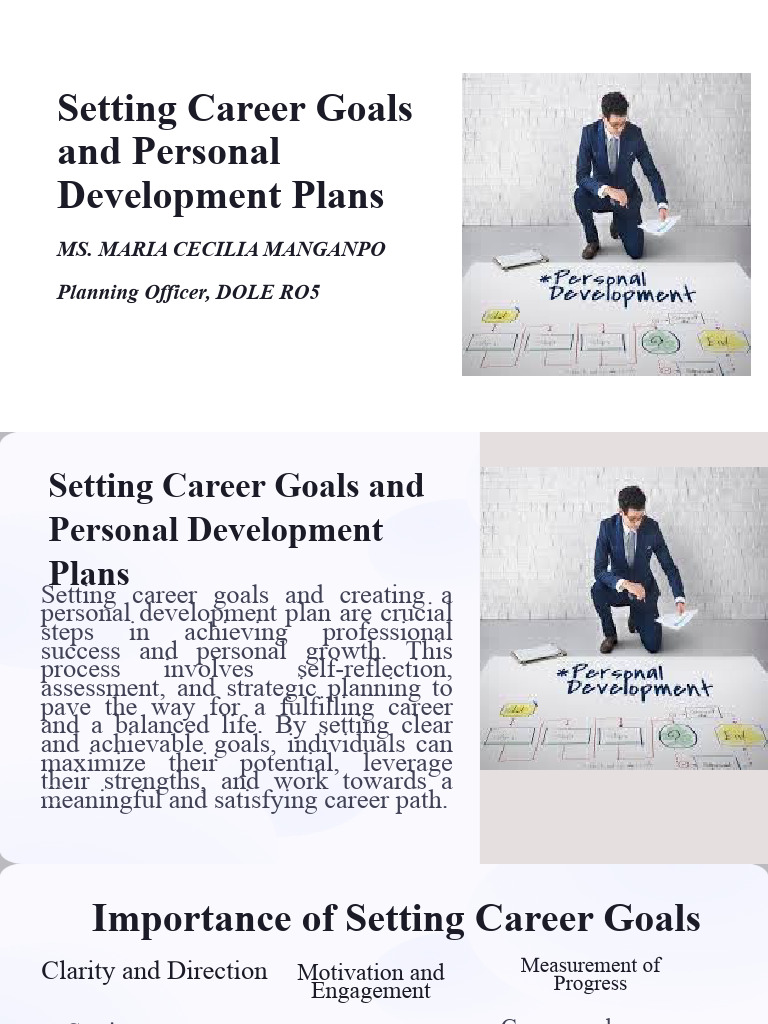 DAY 1 TOPIC 4 Setting Career Goals and Personal Development Plans | PDF ...