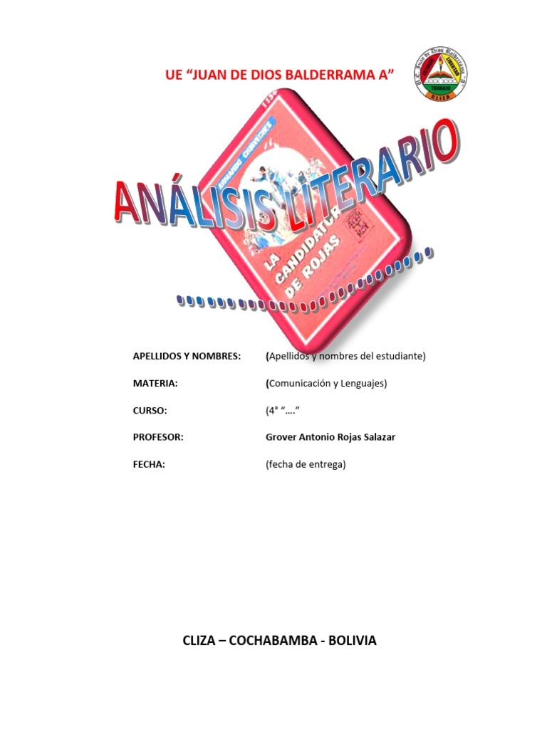 Esquema Analisis Literario | PDF