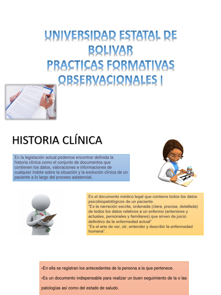 Clase 1 Historia Clínica (3) | PDF | Diagnostico medico | Historial médico