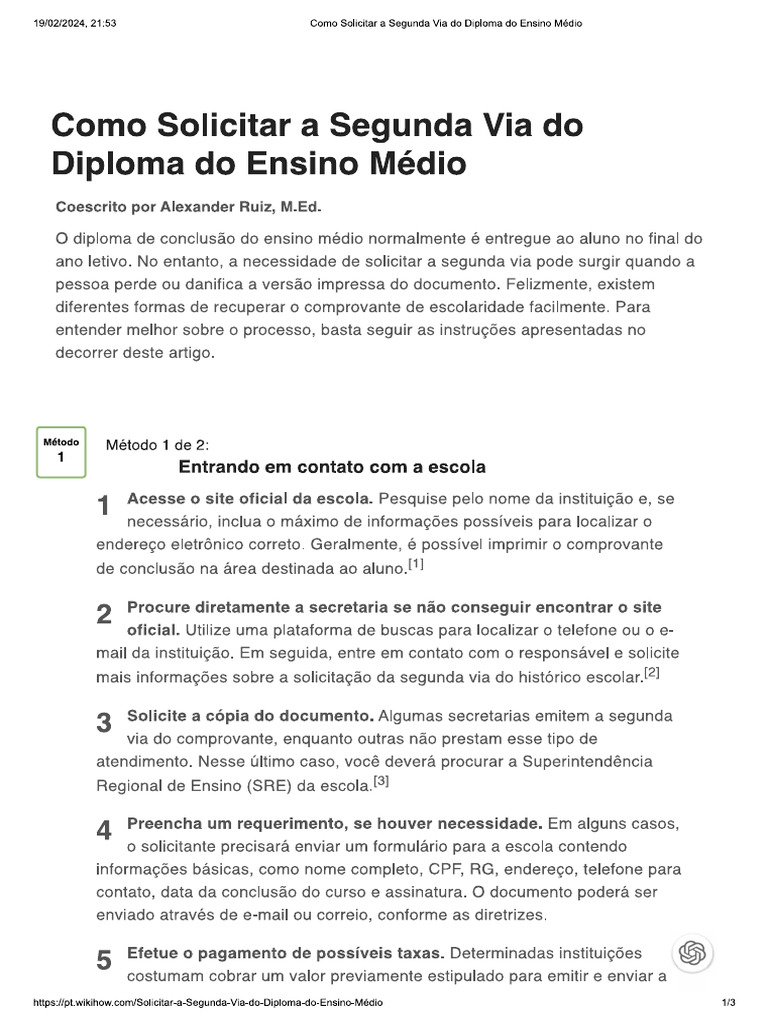 Exemplo de Tutorial 5 | PDF