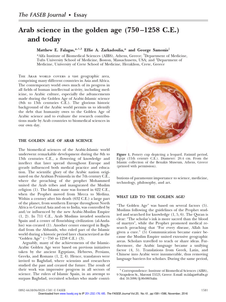 Arab Science: Past and Present | PDF | Arabs | Muhammad