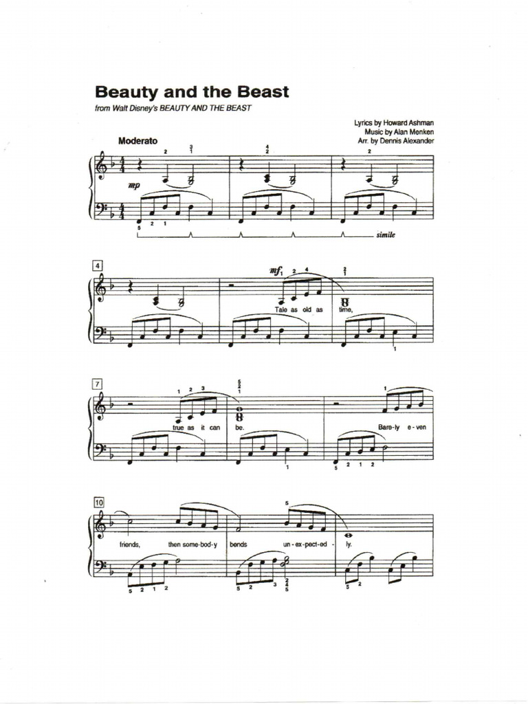 Beauty and The Beast | PDF