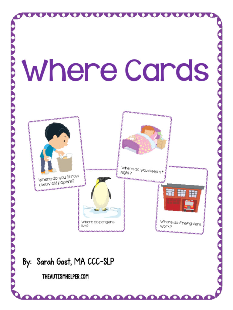 Where Question Cards | PDF
