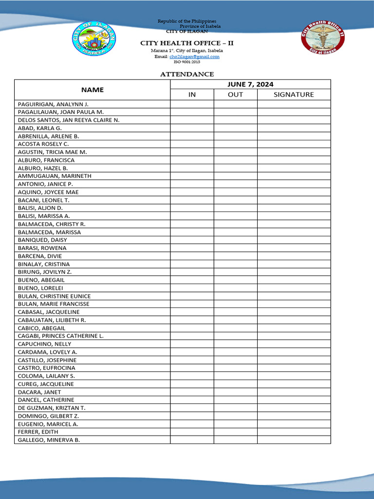 Attendance | PDF