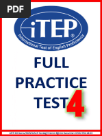 ITEP Grammar Practise | PDF | Language Mechanics | Syntax