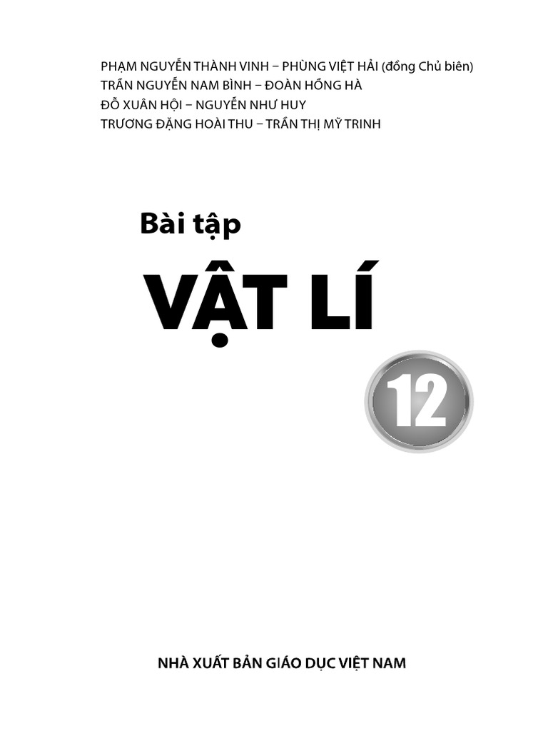 Bộ 03. Sbt Vật Lý 12 - ctst (Bản Mẫu) - đvd | PDF