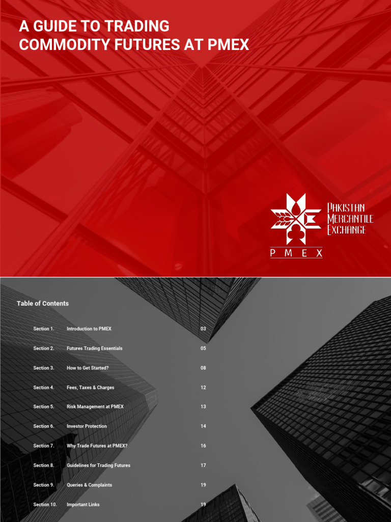 PMEX Commodity Futures Trading Guide | PDF | Margin (Finance) | Futures Contract