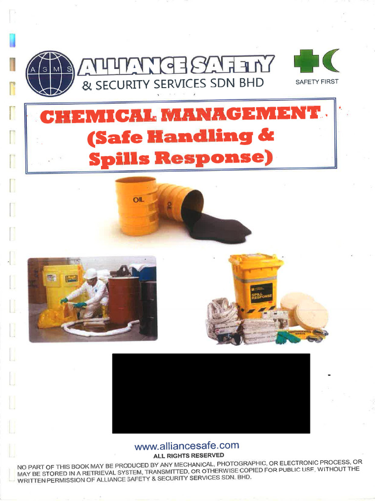 Chemical Management (Safe Handling & Spill Response) | PDF