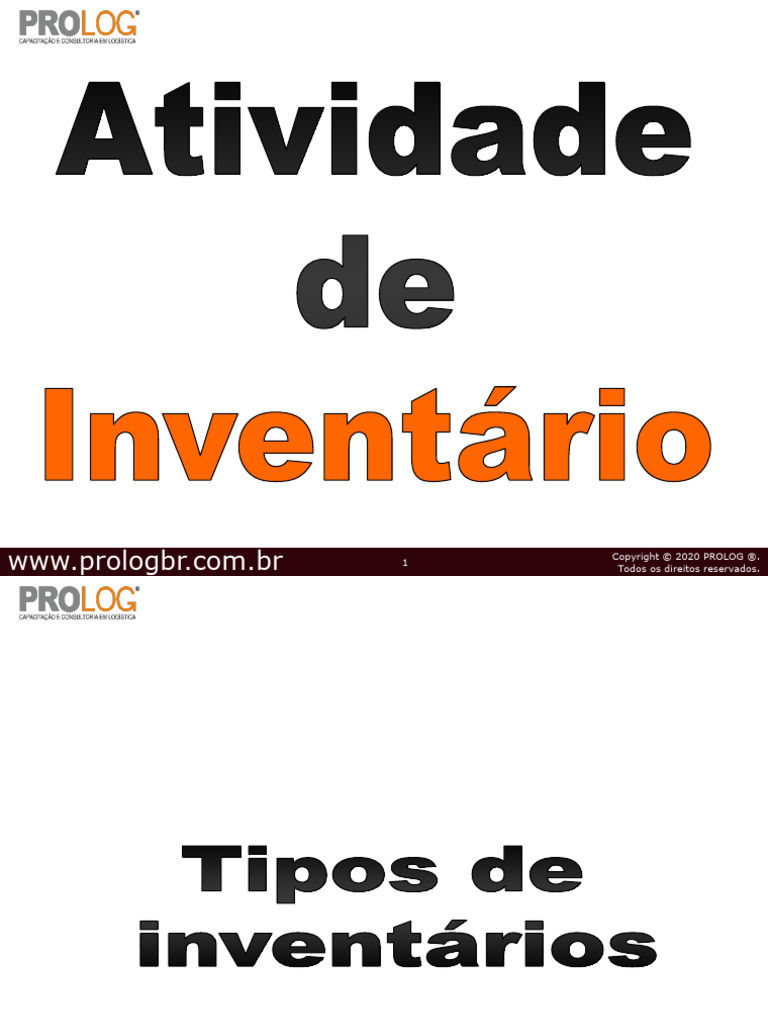 Atividade de Inventário | Download grátis PDF | Inventário | Economia de negócios