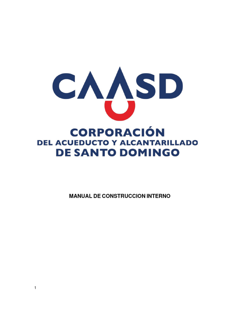 MANUAL DE CONSTRUCCION INTERNO CAASD Santo Domingo | Descargar gratis ...