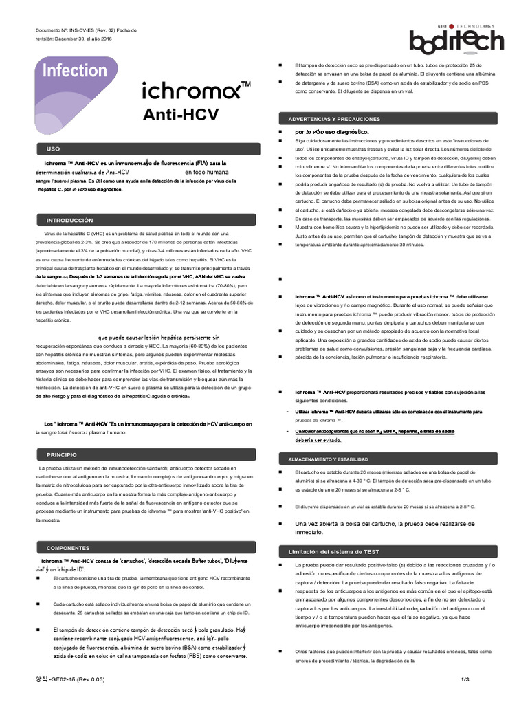 Anti HCV | PDF | Hepatitis | Virus de la hepatitis C