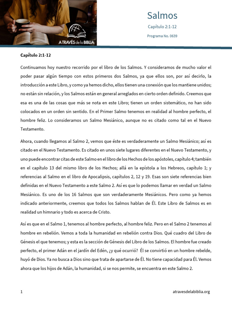 Salmos 2 | PDF | Jesús | Cristo (título)