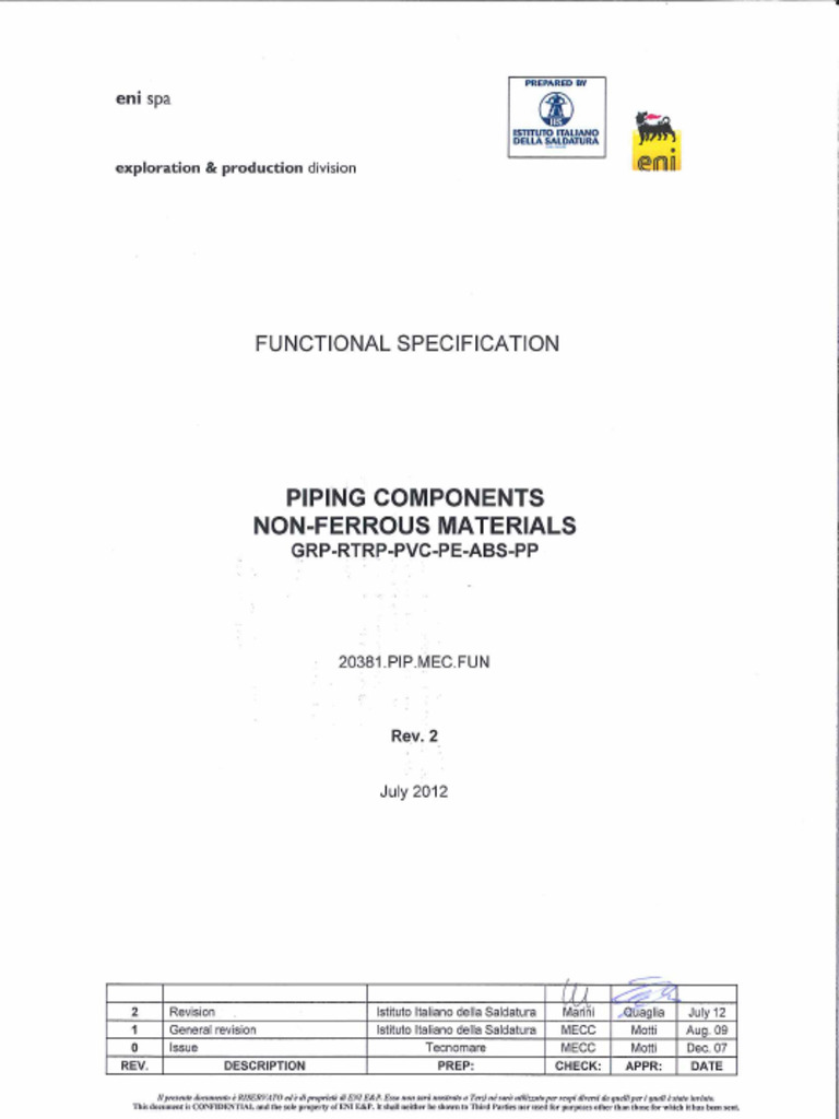 11. 20381E02 - Piping Components Non-Ferrous Materials - GRP-RTRP-PVC ...