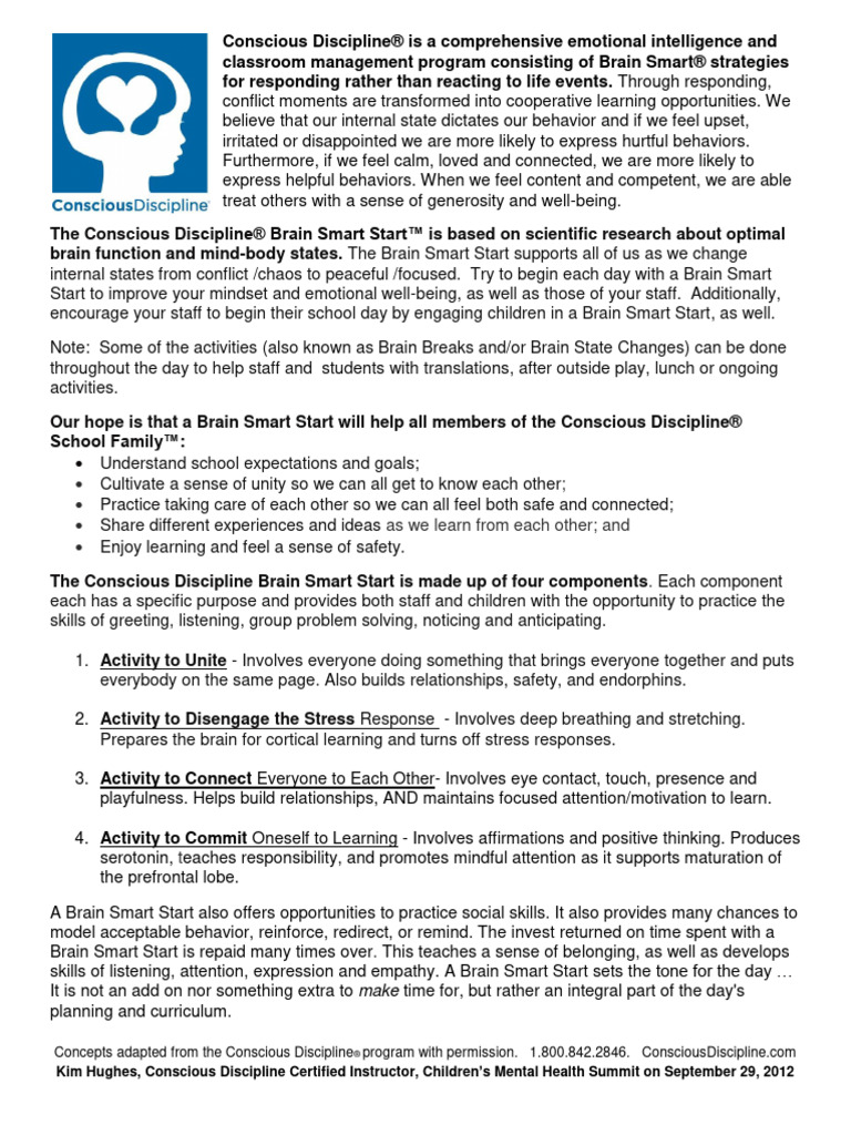 Brain Smart Start Handout | PDF | Consciousness | Disciplines