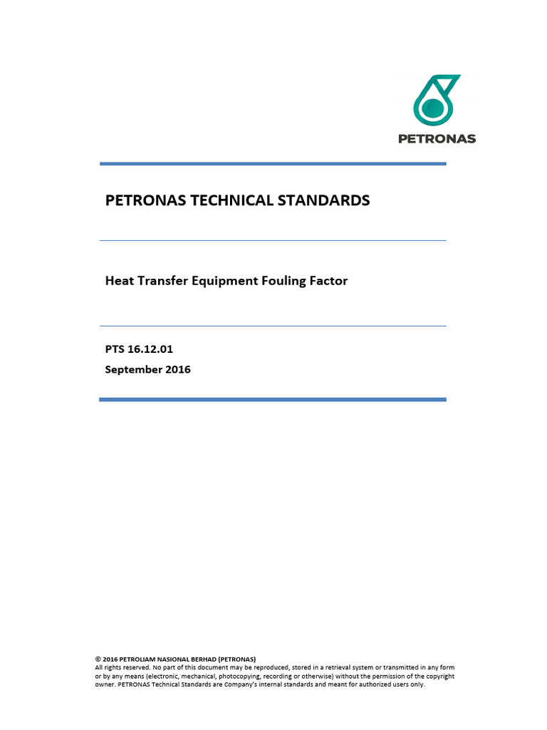 Heat Transfer Equipment Fouling Factor | PDF | Heat Exchanger | Pipe ...